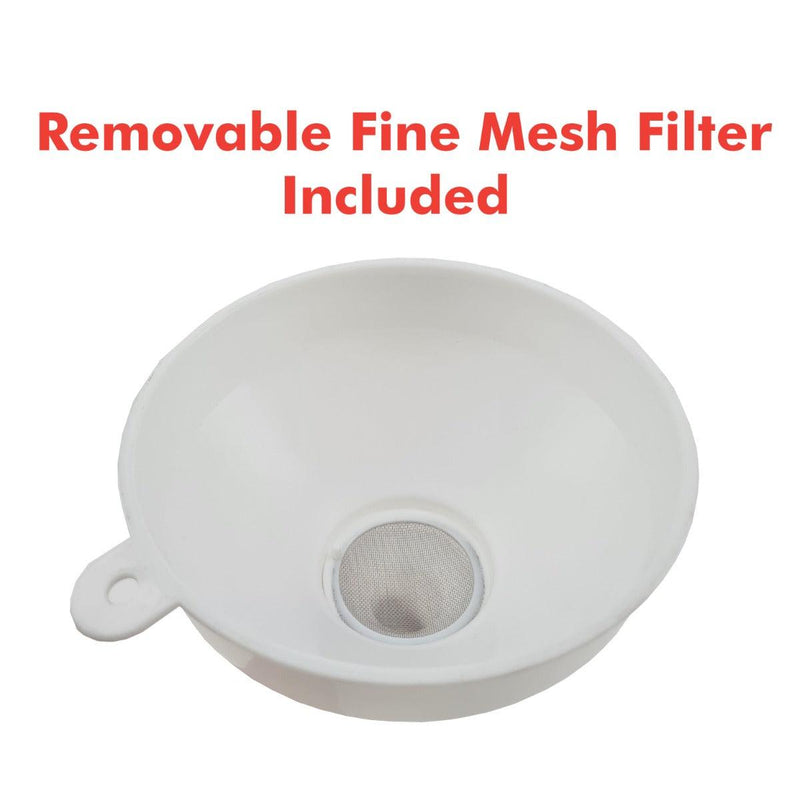 15cm Easy Fill Funnel | KegLand | Removable Filter