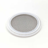 2 Inch Tri Clover Stainless Mesh Screen PTFE (Teflon) 7 Mesh