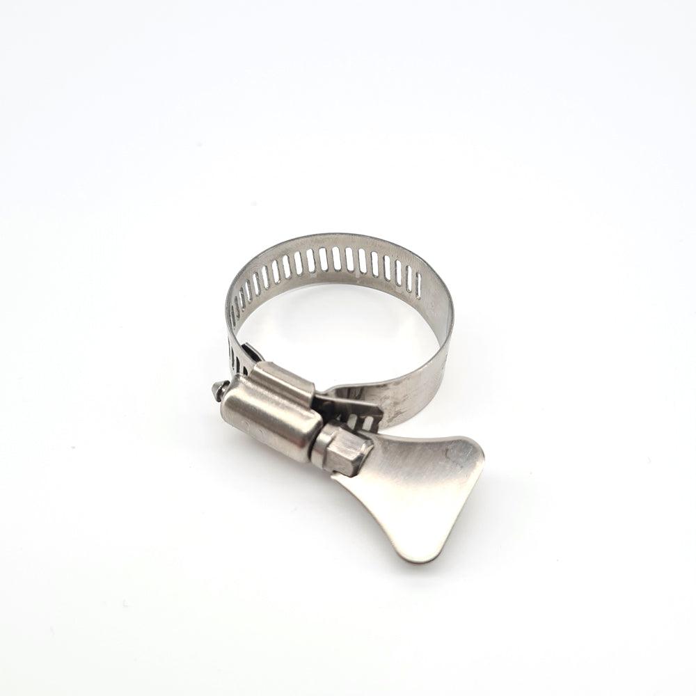 Stainless Steel Butterfly / Key Type Hose Clamp (21-38mm)