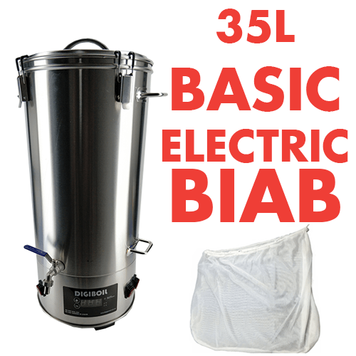 35L Basic Electric BIAB Kit - Brew In A Bag | KegLand | DigiBoil | Best ...