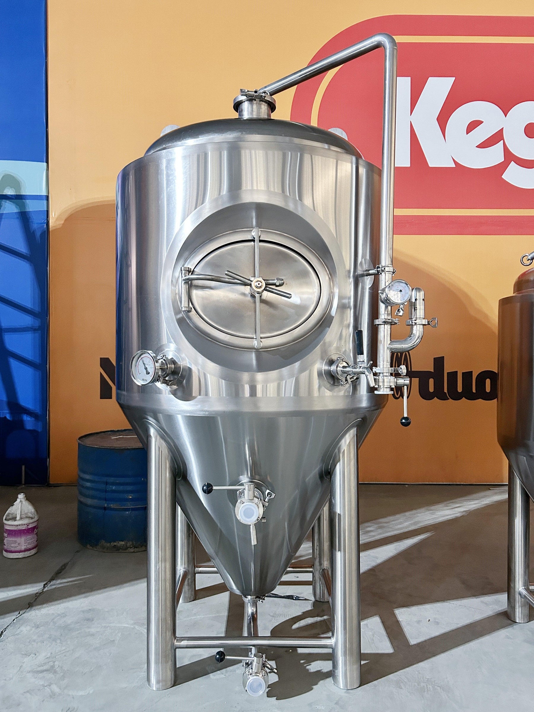 400L Stainless Steel Conical Fermenter - KegLand