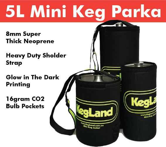 KegLand Mini Keg Parkas - Jackets - Portable Keg System for Small Kegs ...