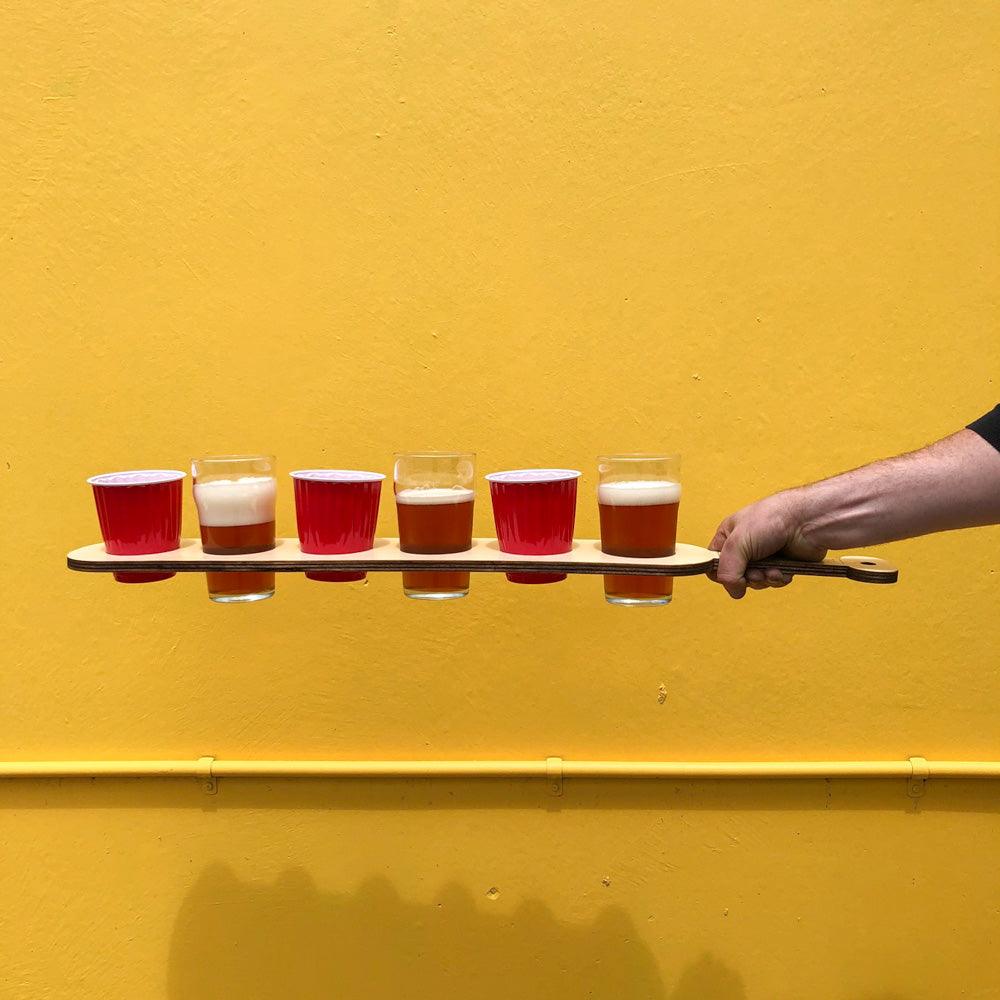 The Kegland 'Big Man' Beer Paddle - 6 hole version