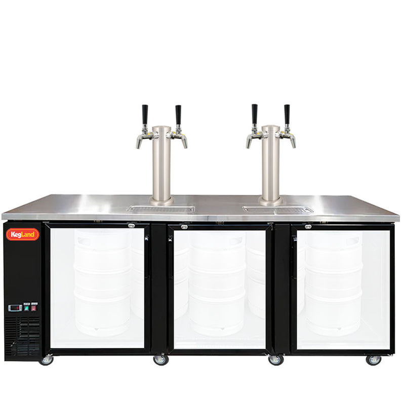 Grand Deluxe 3 Bar Refrigerator | KegLand Australia