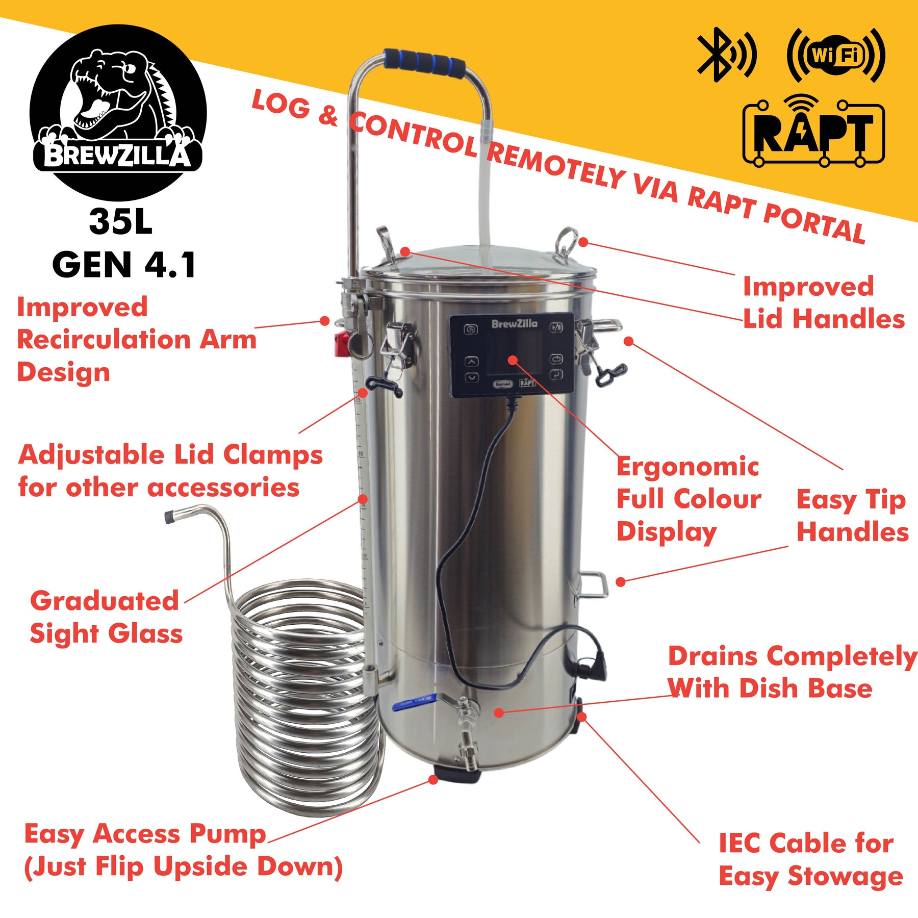 KegLand | RAPT | WiFi and Bluetooth Capable Fermentation Equipment