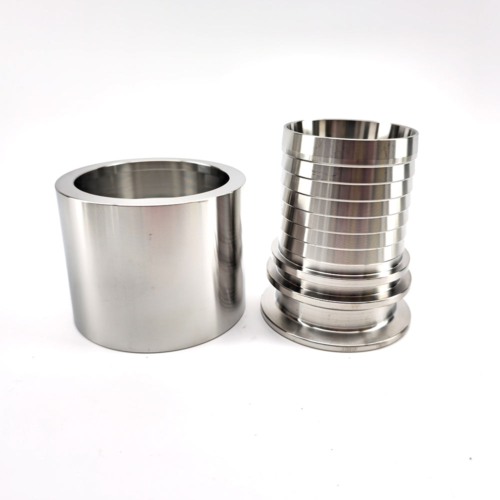 50mm Hose Barb x 2 Inch TC Swage Crimp Collar