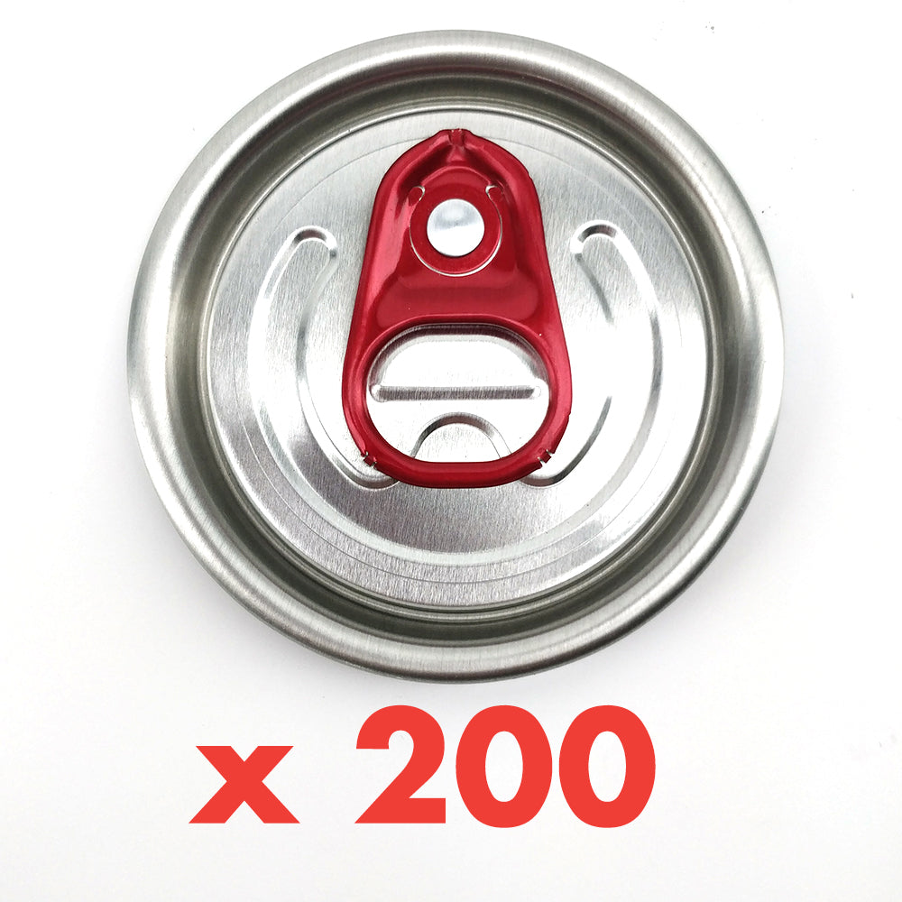 Full Aperture Ends (Sleeve of 200) - Suits Visy or Orora 202 type cans