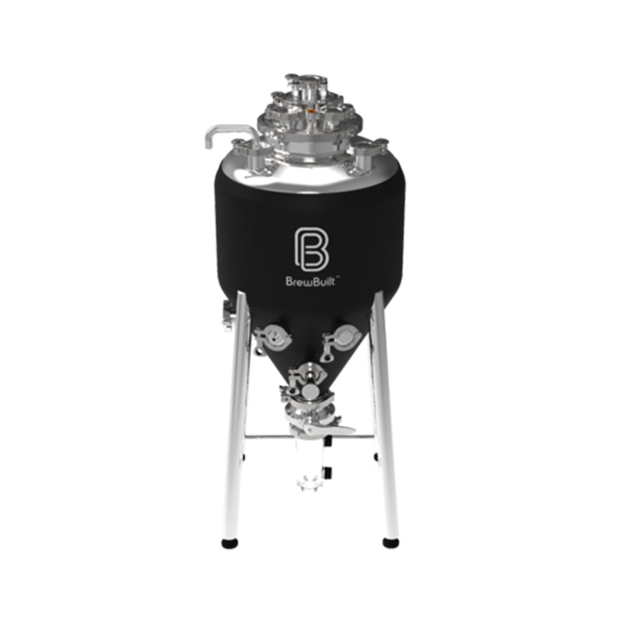 53L BrewBuilt X3 Uni Conical Fermenter - Jacketed Stainless Steel (14g