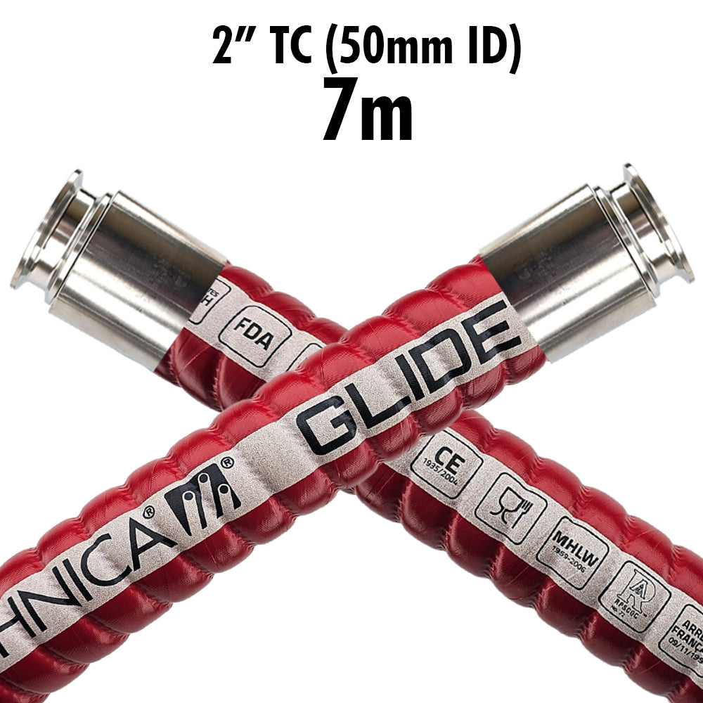 2 Inch TC GlideTech Commercial Brewery Hose | 7m
