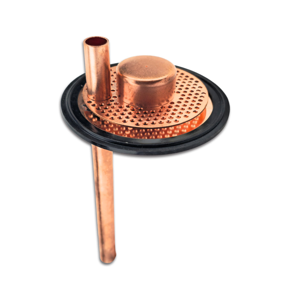 Polyphoenix 3 Inch Bubble Capper Plate with U-Bend Seal