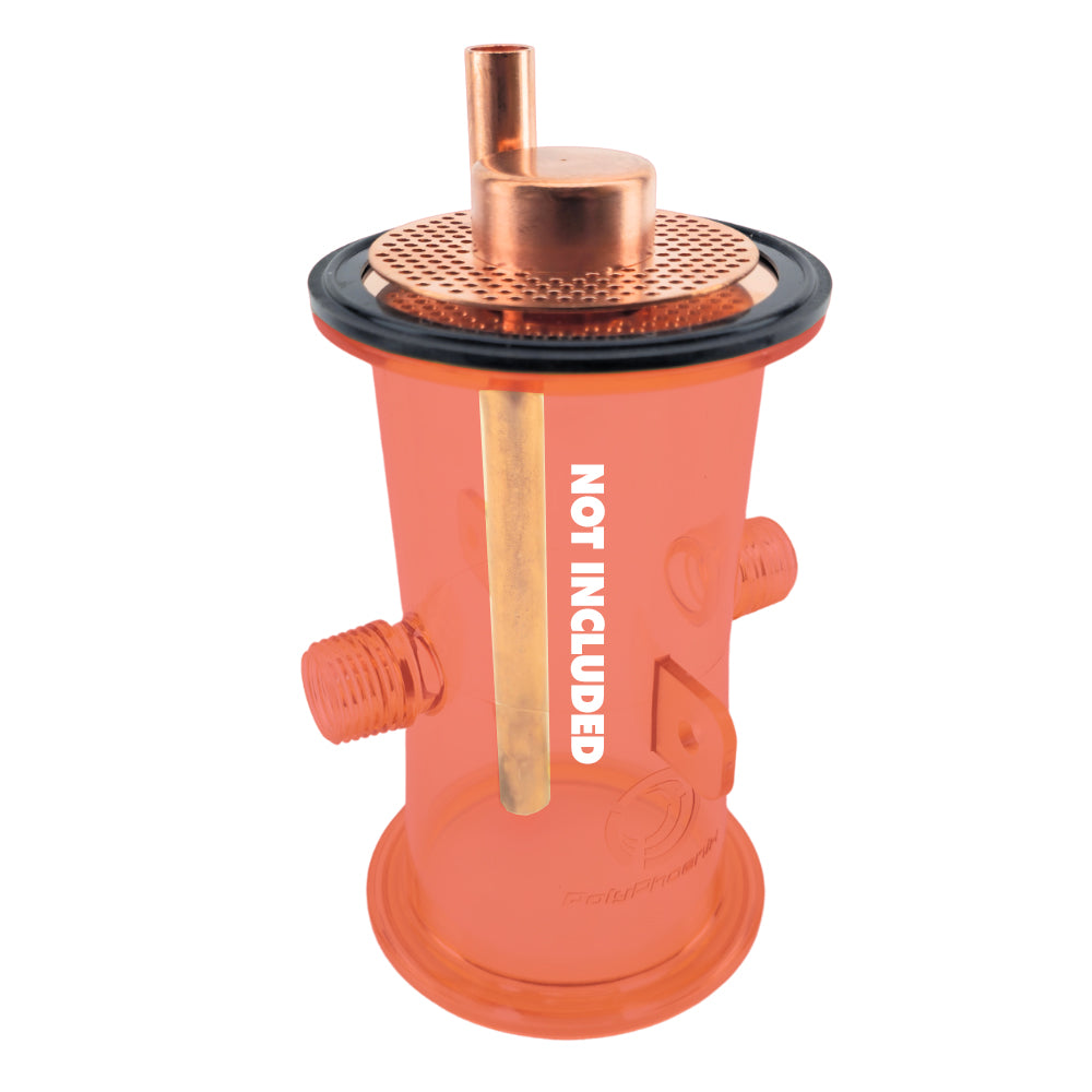 Polyphoenix 3 Inch Bubble Capper Plate with U-Bend Seal