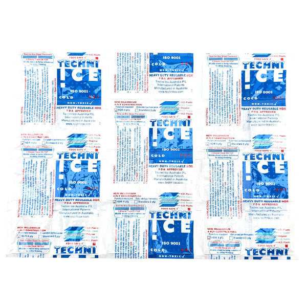 24 Cell Techni Ice Dry Ice Pack Sheet | Reusable | Unfrozen