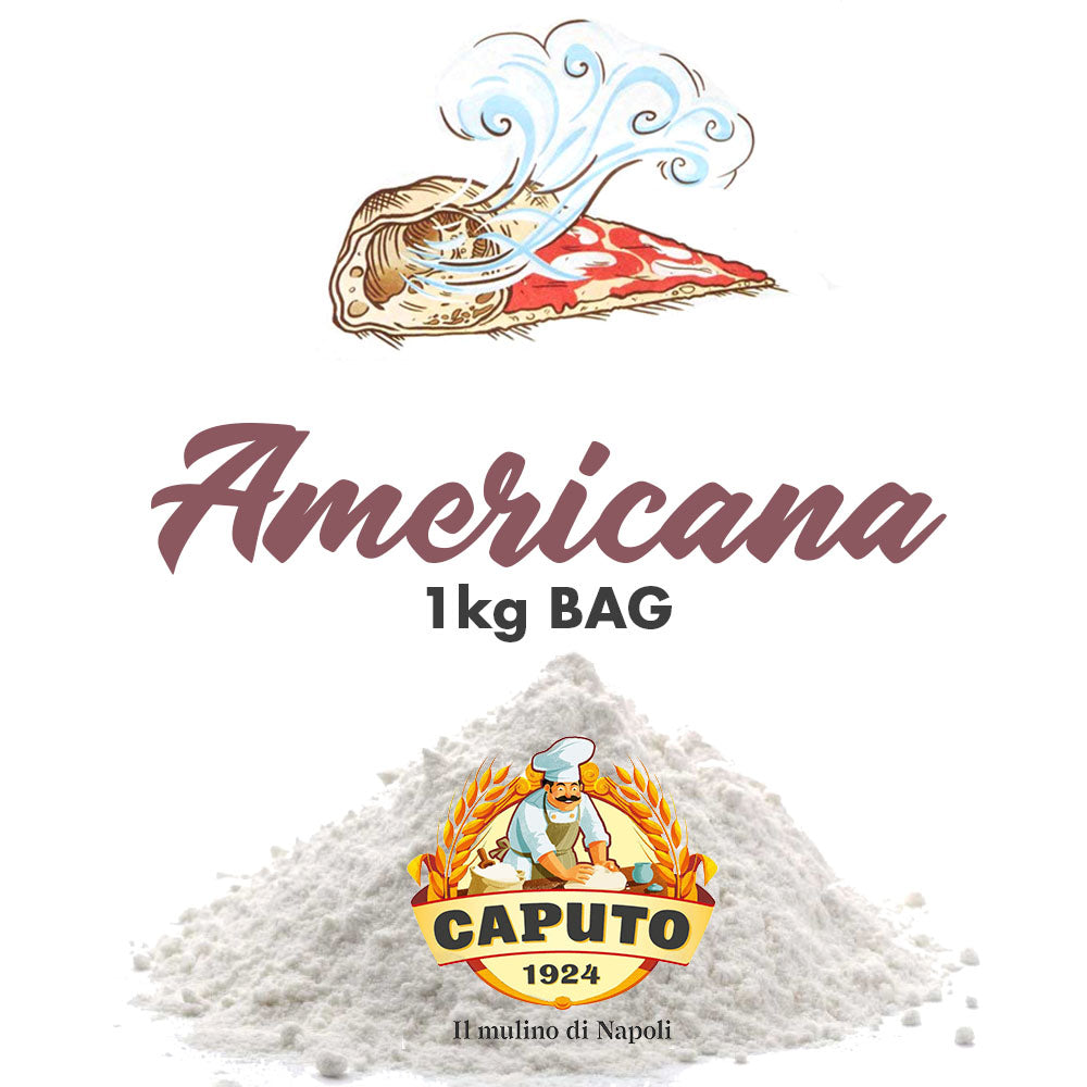Caputo "00" Americana Pizza Flour 1kg Bag | Deep Crust Pizza