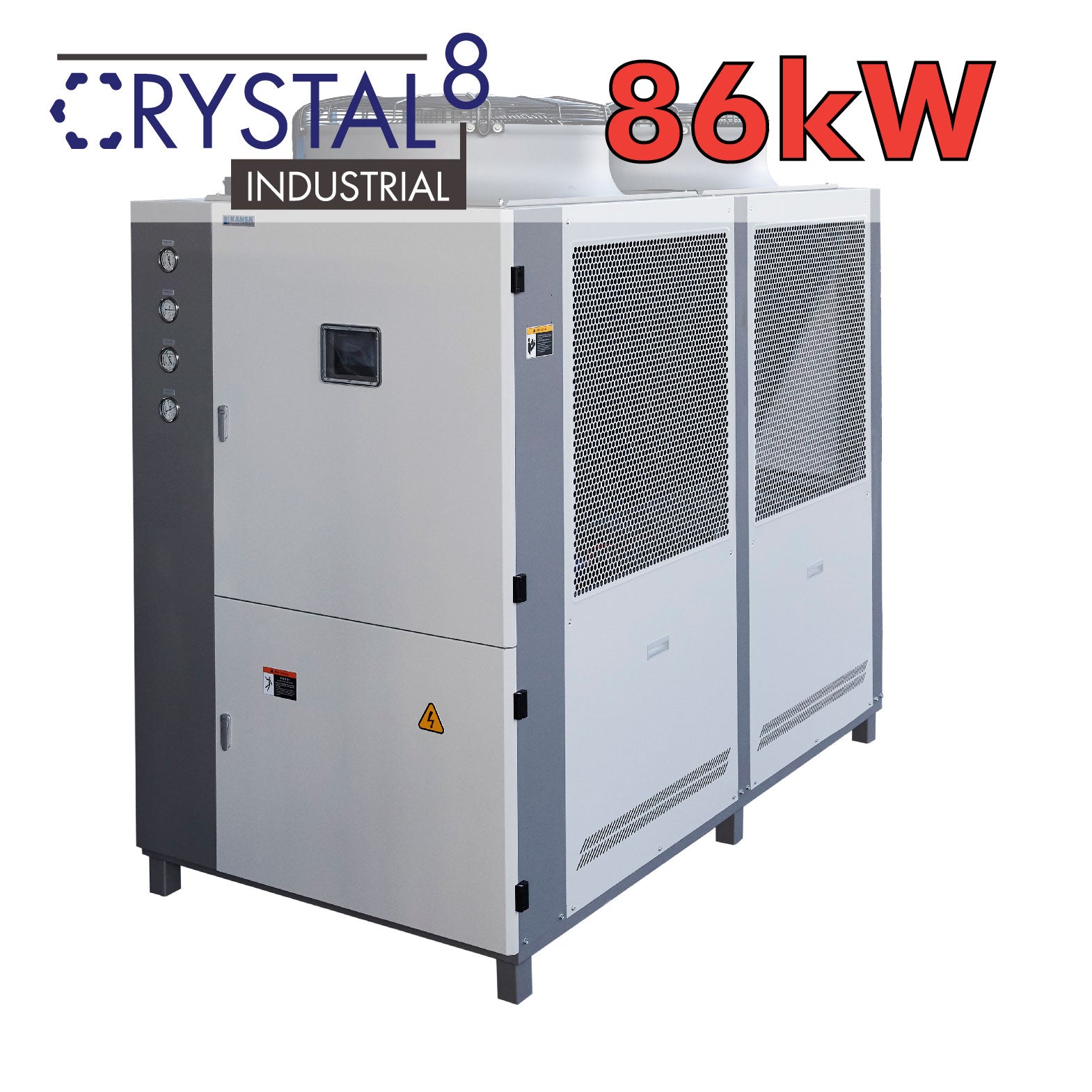 Crystal8 - 86kw Industrial Glycol Chiller- 380v - Three Phase