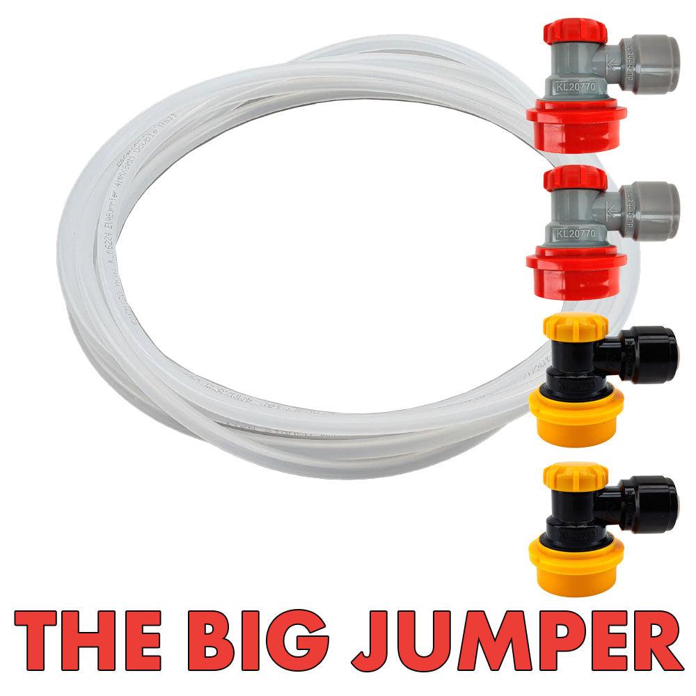 The Big Jumper - a closed transfer liquid and gas tubing kit