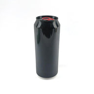 500mL 360 Full Aperture Aluminium Disposable Beverage / Beer Cans Black ...