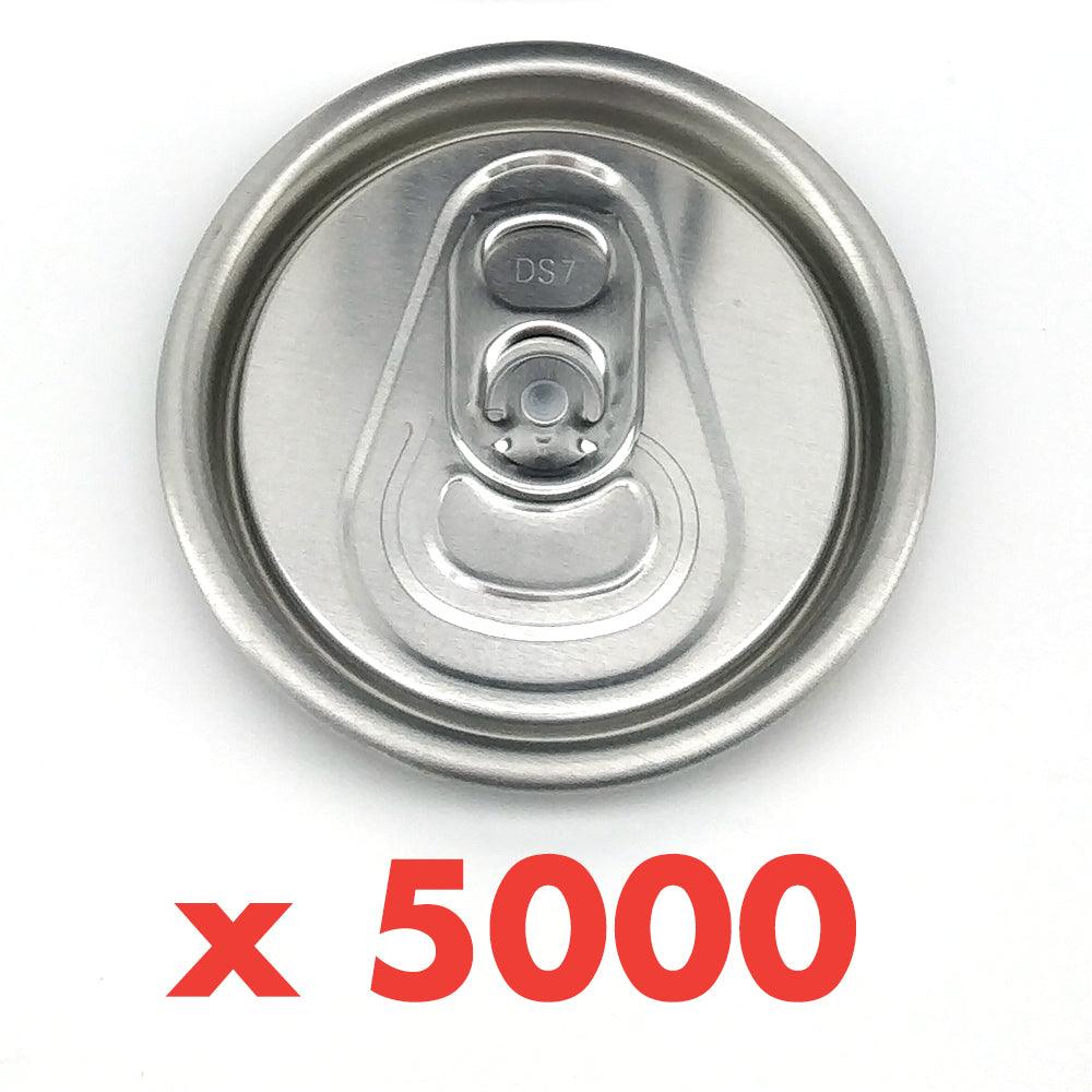 Wide Mouth B64 Can Ends (box of 5000) - Suits Visy or Orora 202 type cans