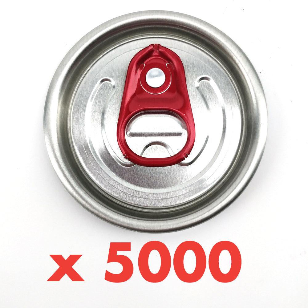 Full Aperture Ends (box of 5000) - Suits Visy or Orora 202 type cans