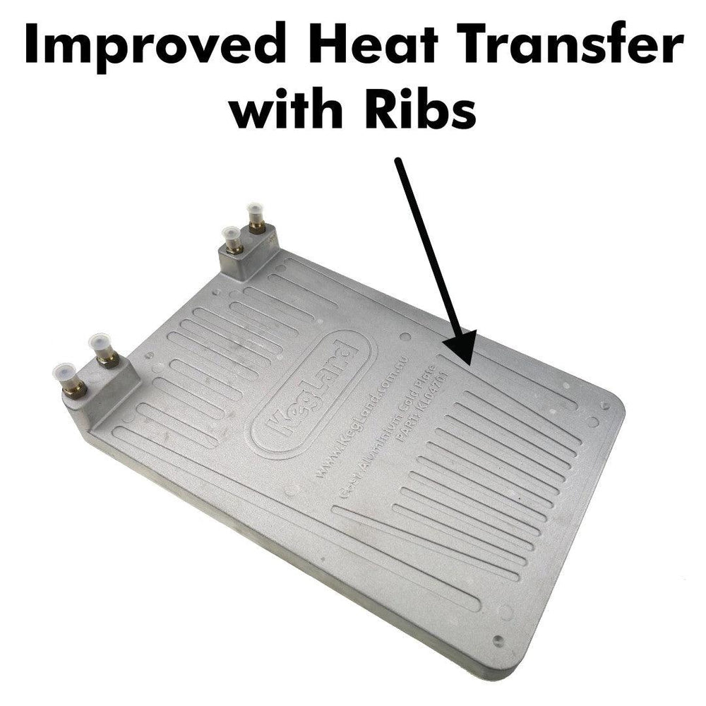 2 Product Line Cast Aluminium Cold Plate. Make your own jockey box ...