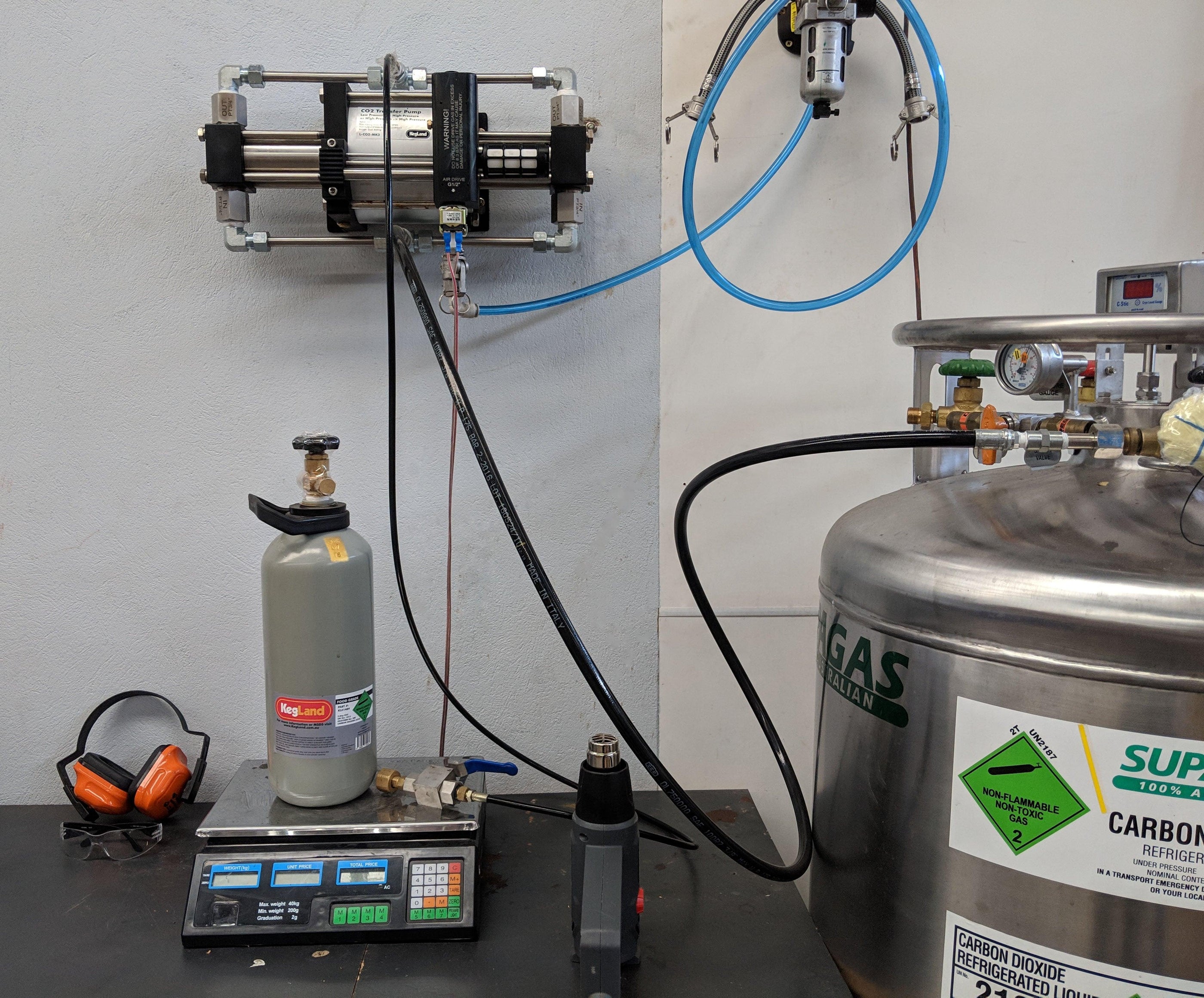 CO2 Refill Station - Carbon Dioxide Transfer Pump - Fill your own gas ...