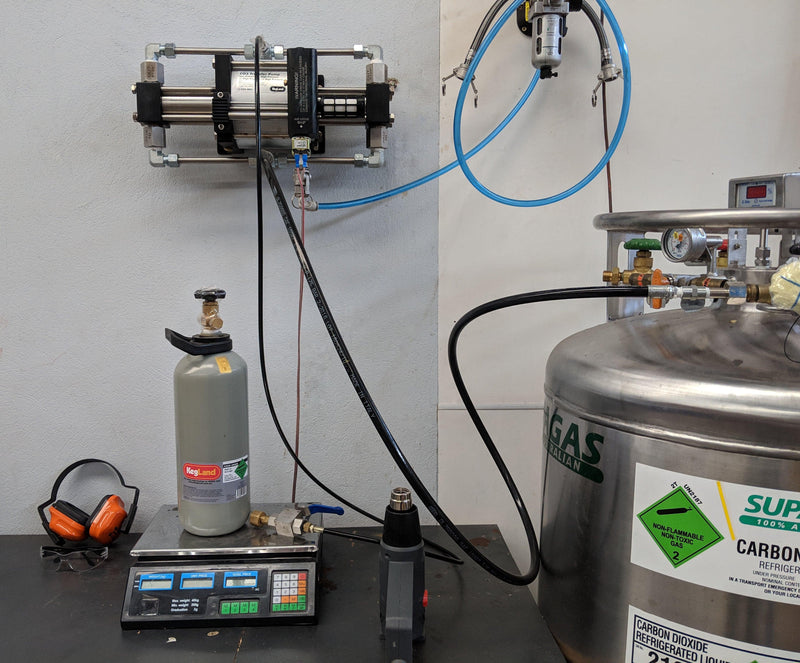 CO2 Refill Station - Carbon Dioxide Transfer Pump - Fill your own gas ...