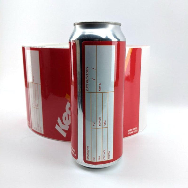 Custom Digital Printed Labels for Cans or Bottles