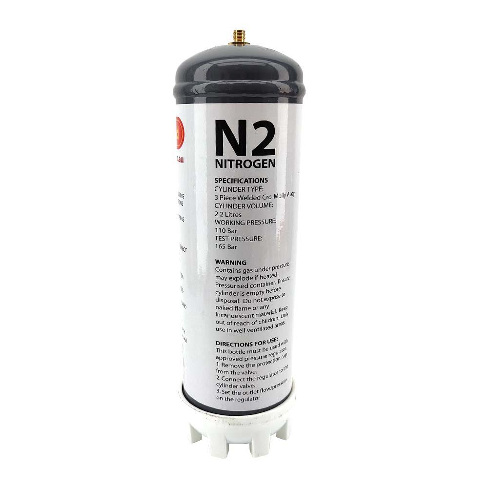 High Capacity Disposable Nitrogen (N2) Gas Cylinder