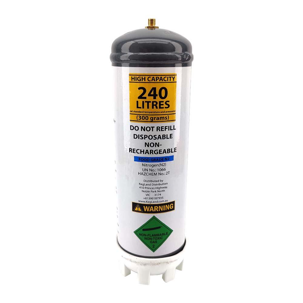 High Capacity Disposable Nitrogen (N2) Gas Cylinder