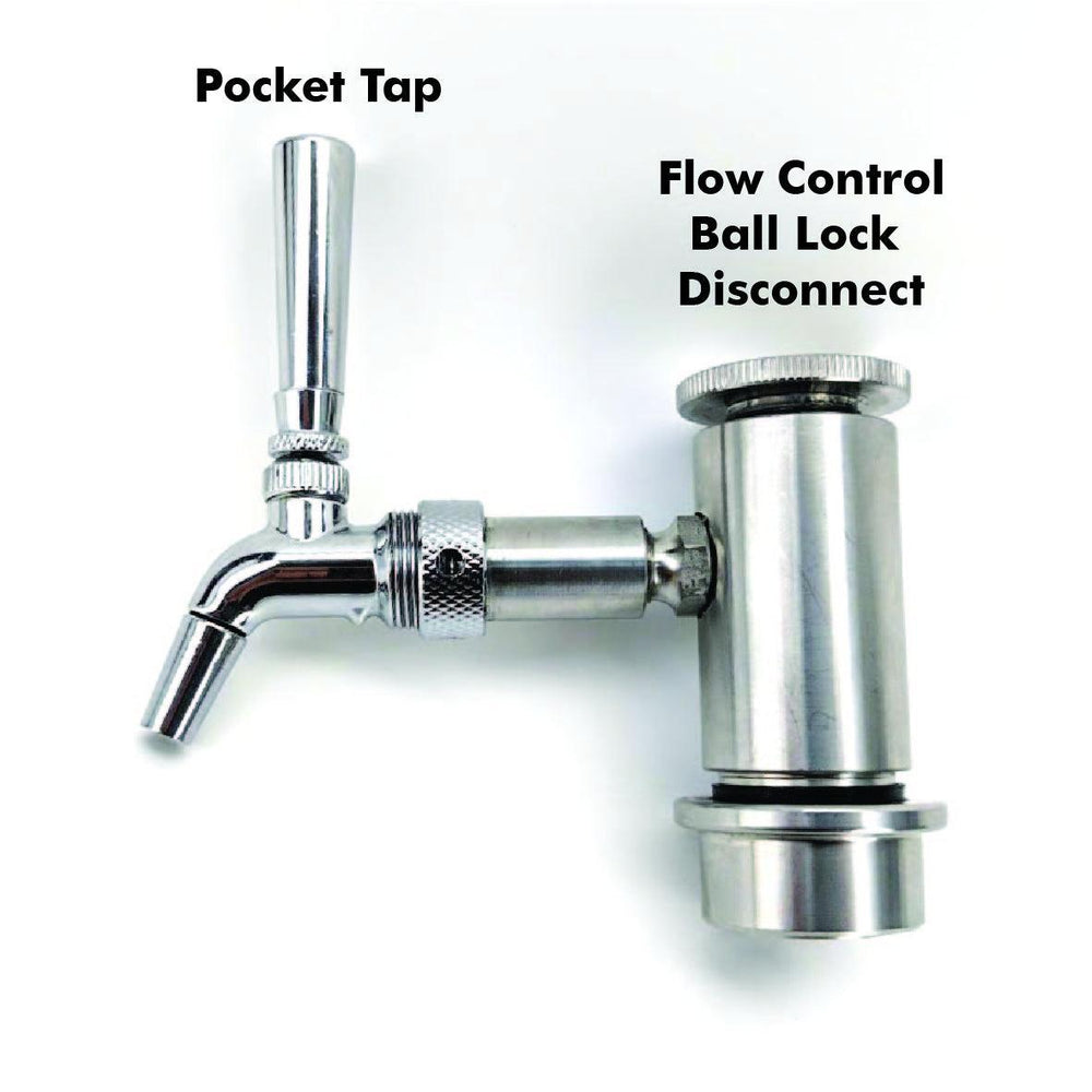 Flow Control Ball Lock Disconnect, Flow Restrictor, for Balancing Beer ...