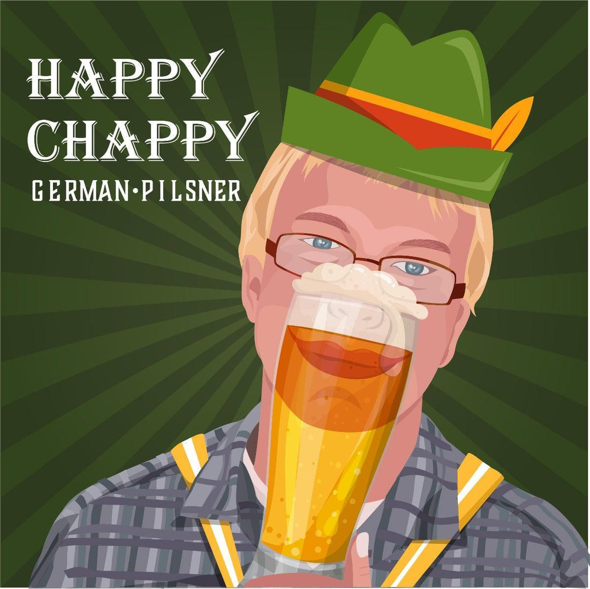 Golden Givers All Grain Recipe Kit | German Pilsner | Happy Chappy