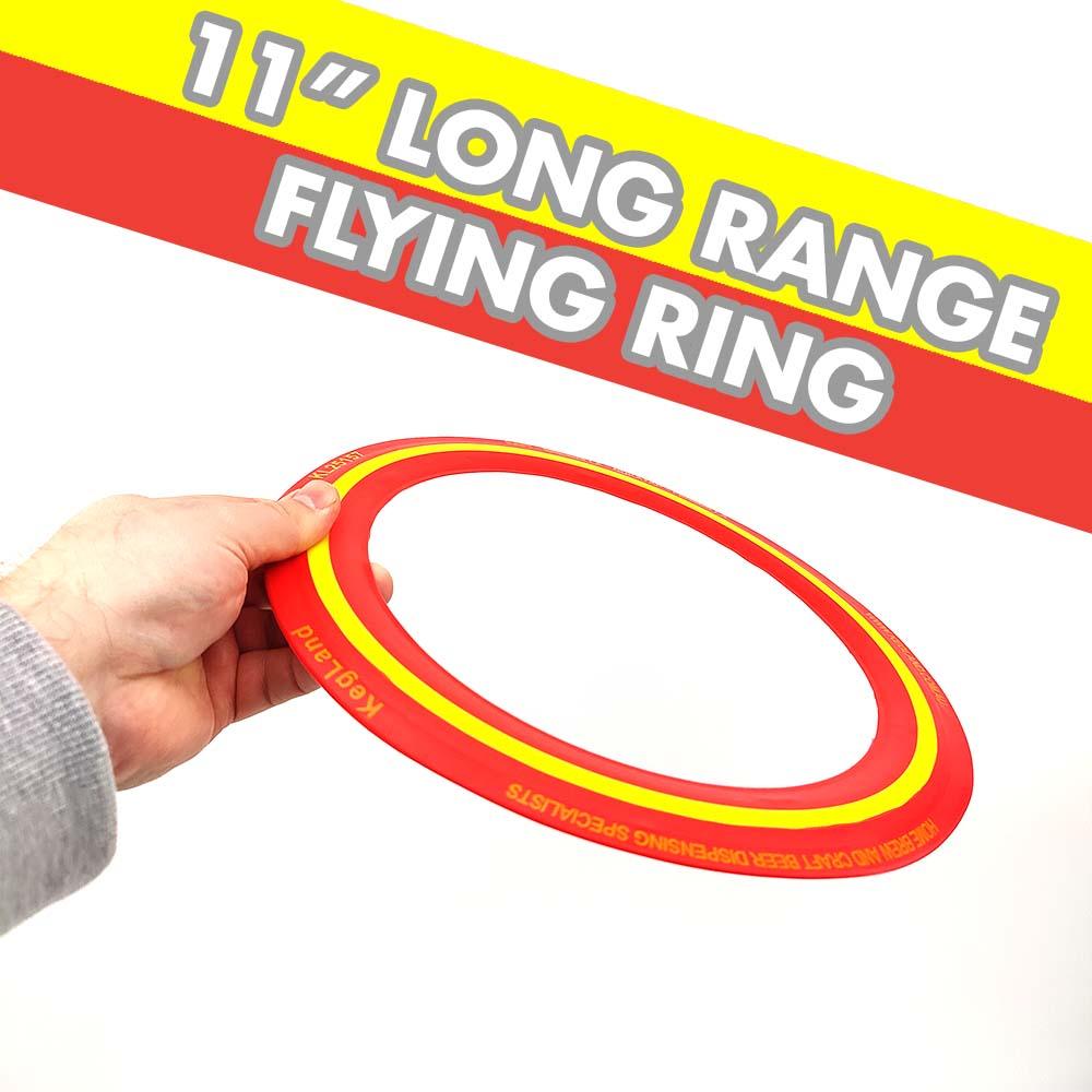 KegLand 10 Inch Long Range Throwing Ring | Similar to Aerobie Sprint