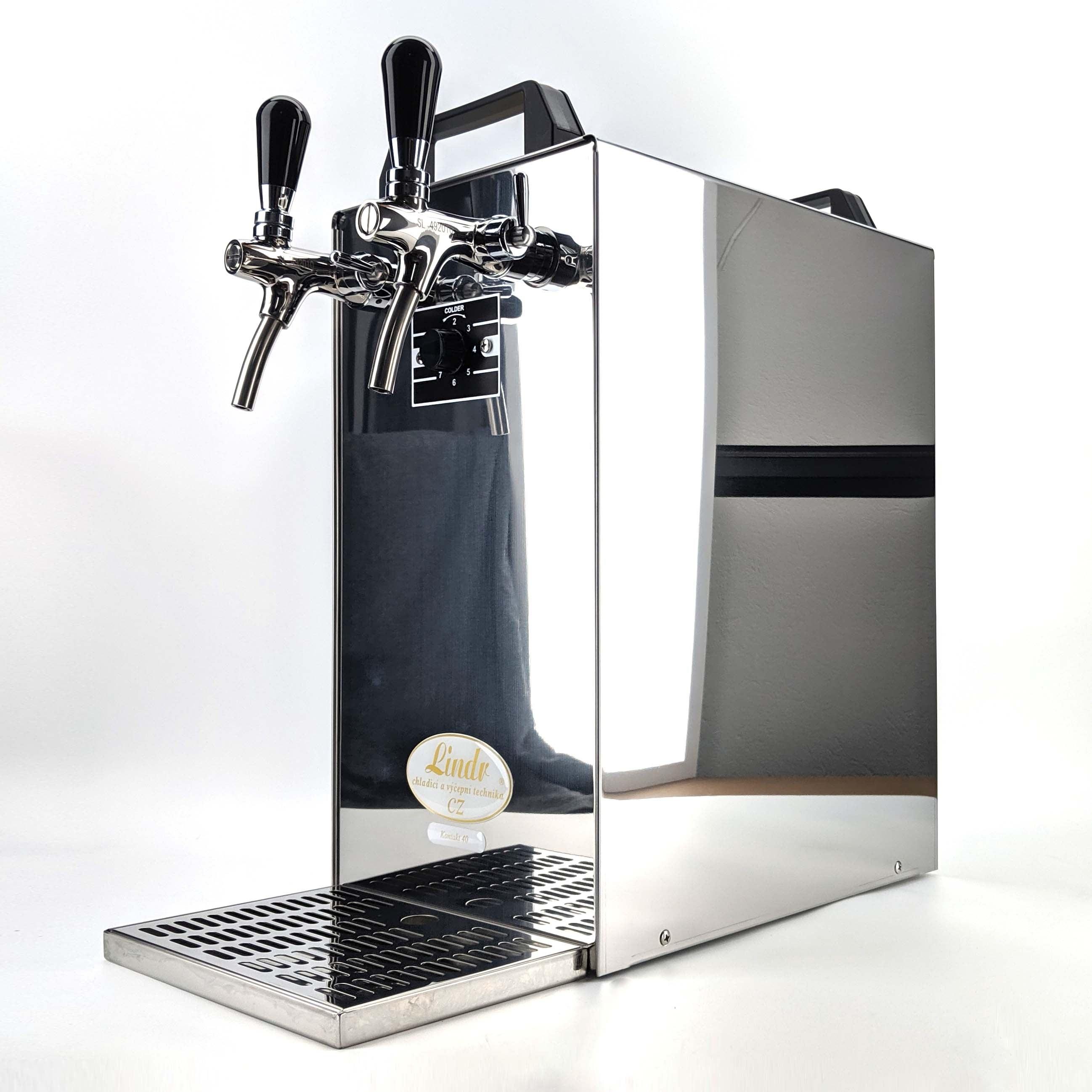 Lindr - KONTAKT 40K - integrated pump, air compressor, bench top keg ...