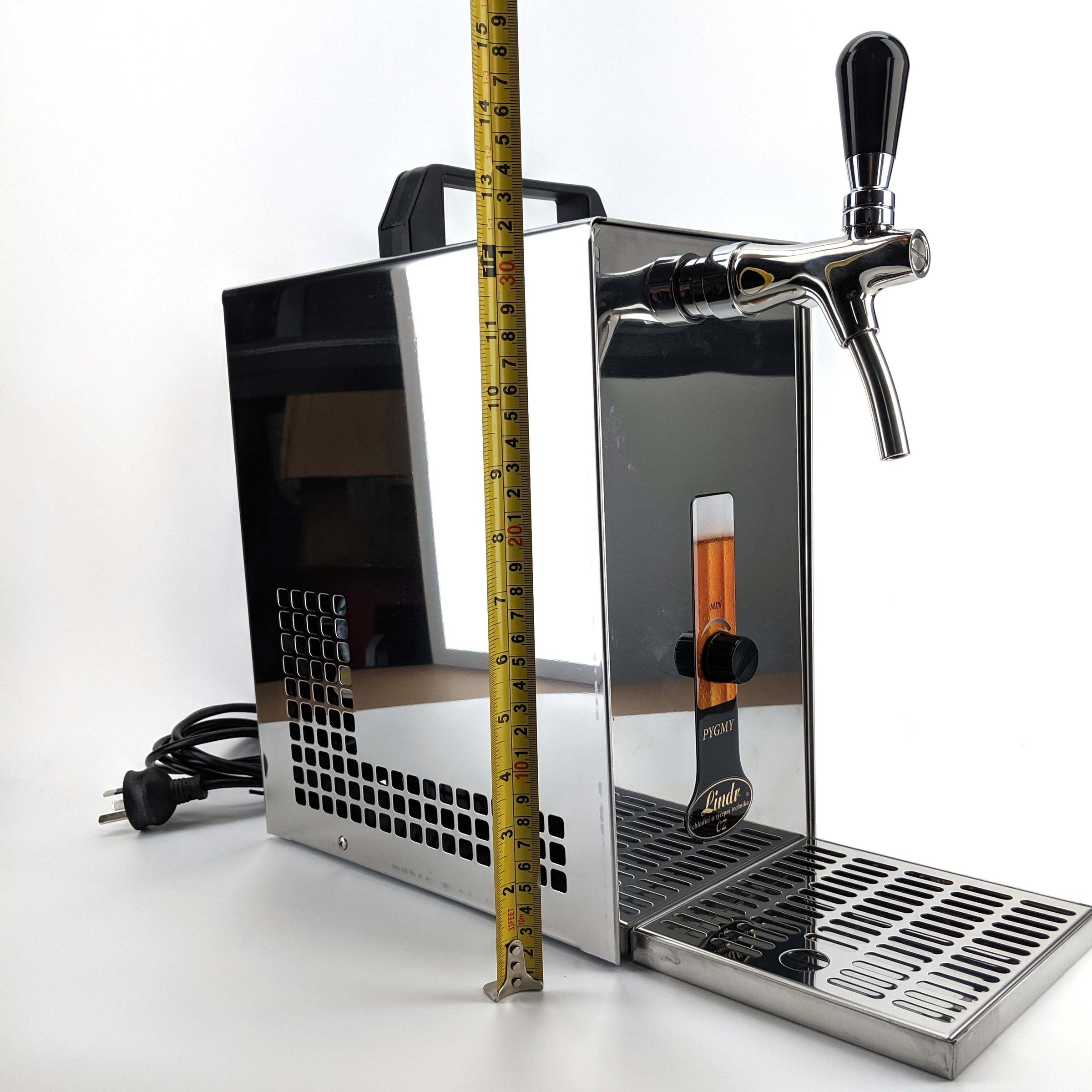 Lindr - PYGMY 25K - integrated pump, air compressor, bench top keg ...