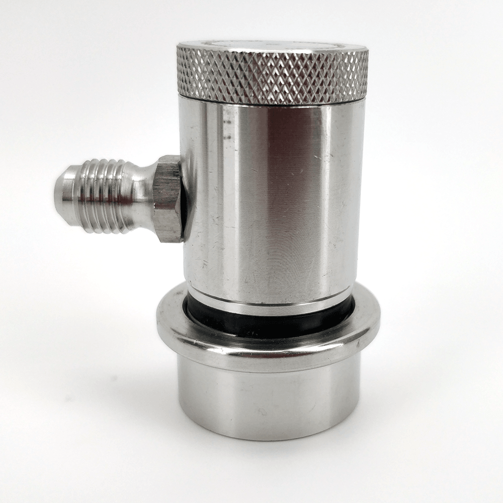 Machined Stainless Ball Lock Disconnect - MFL Threaded (Black/Liquid)