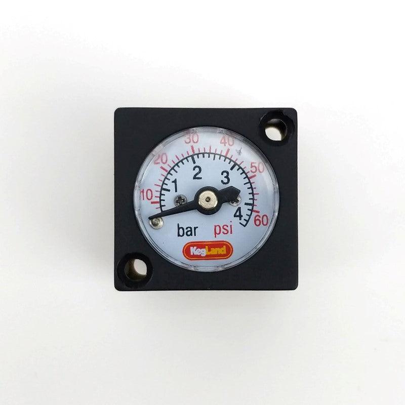 0-60psi Mini Gauge for Duotight InLine Regulator or Blowtie