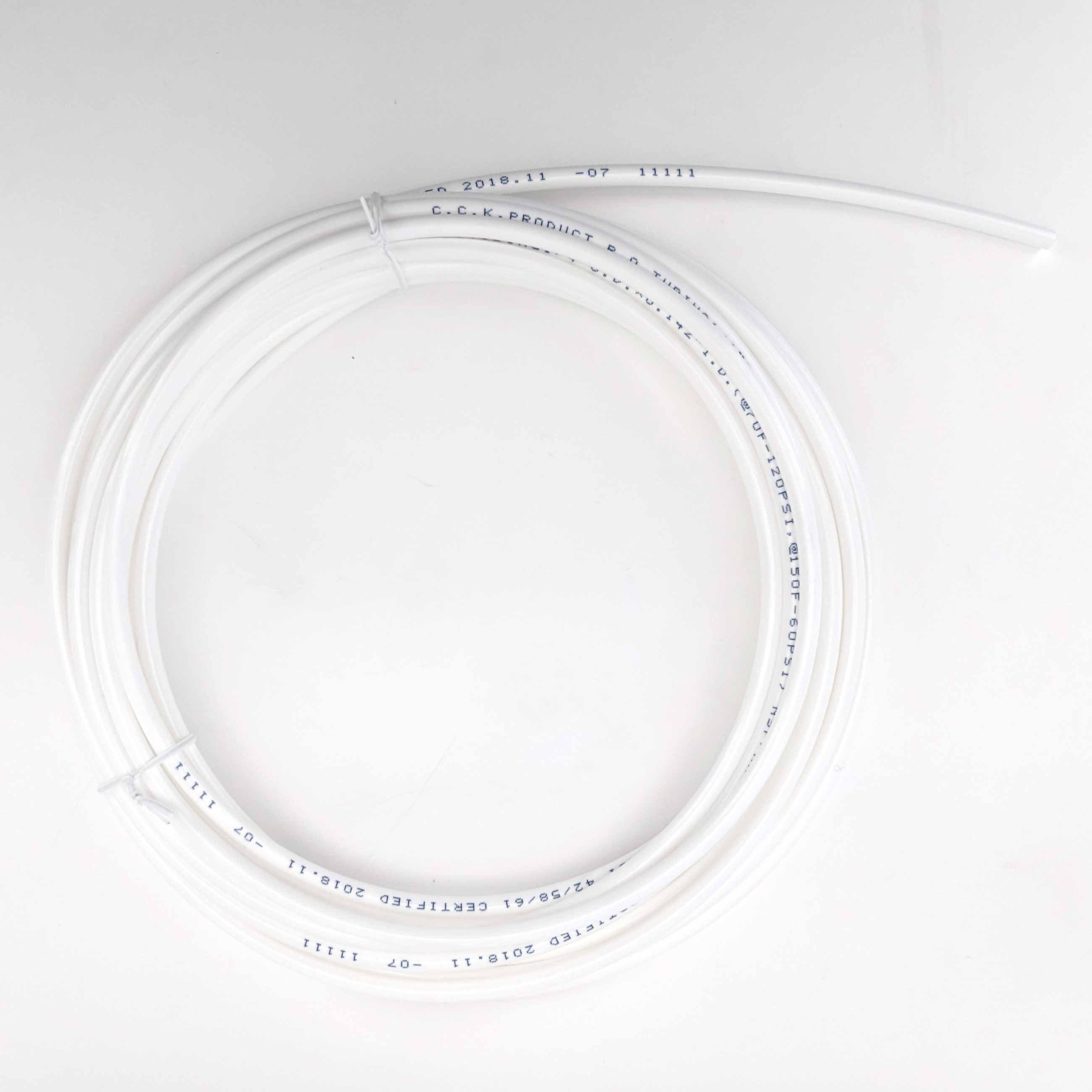 PE Water Line/Beer/Gas 4mm(5/32") x 6.3mm(1/4) - 10m Roll (Reverse Osmosis)