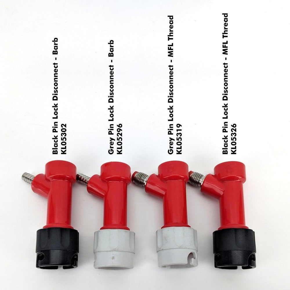 Black/Liquid Pin Lock Disconnects for Home Brew Kegs - Coca Cola, 19L ...