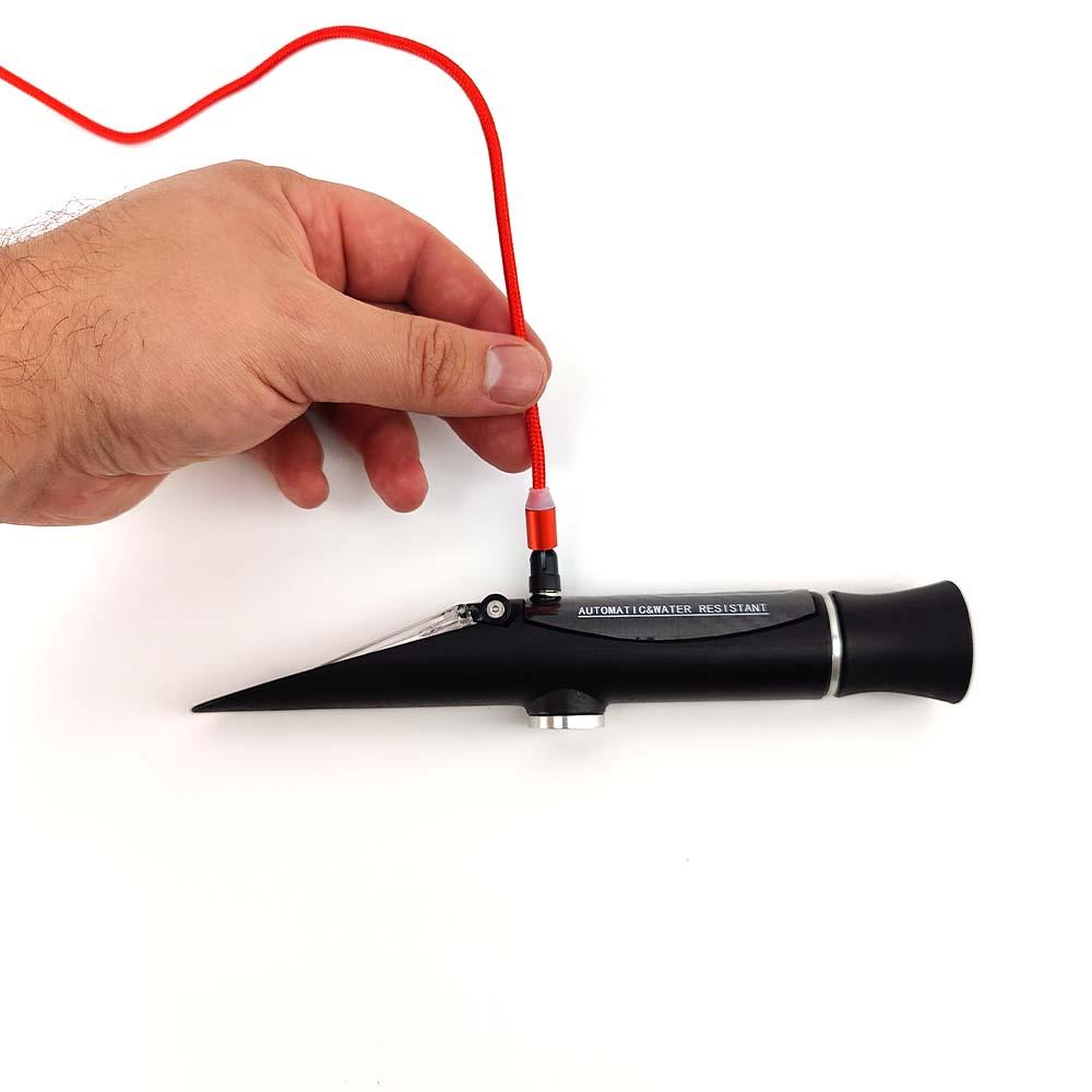 Saber LED Refractometer + ATC | Brix | SG Sugar | SG Wort | KegLand