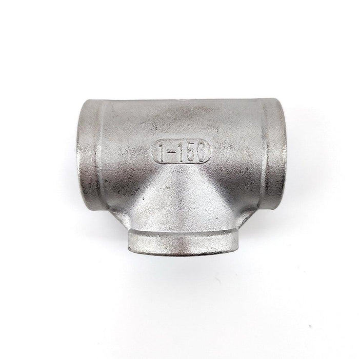 304 Stainless Steel Equal Tee with Internal 1" BSP Thread | KegLand